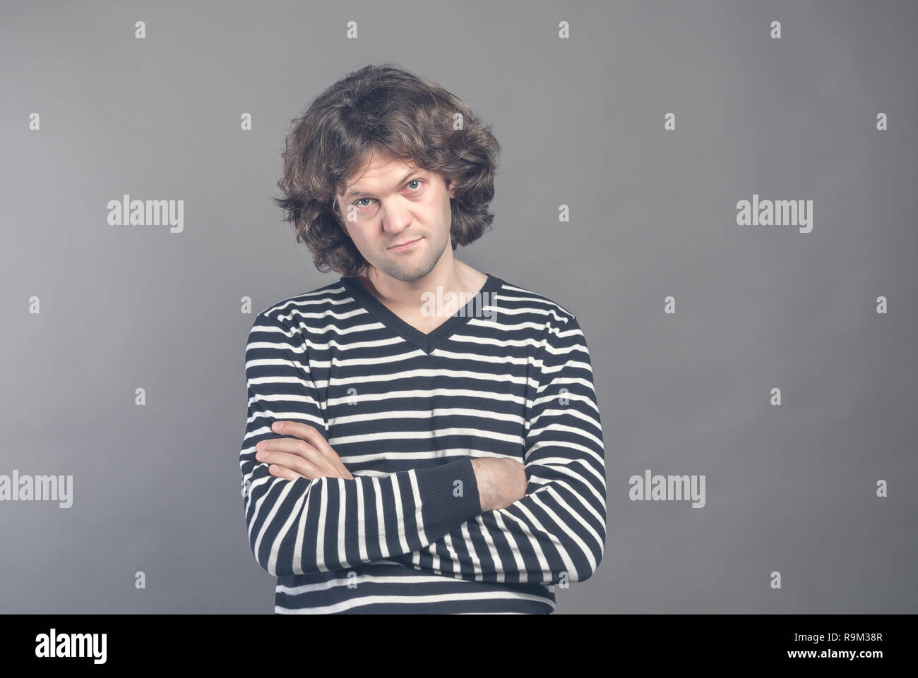 Closeup portrait of skeptical man looking suspicious and questionable ...