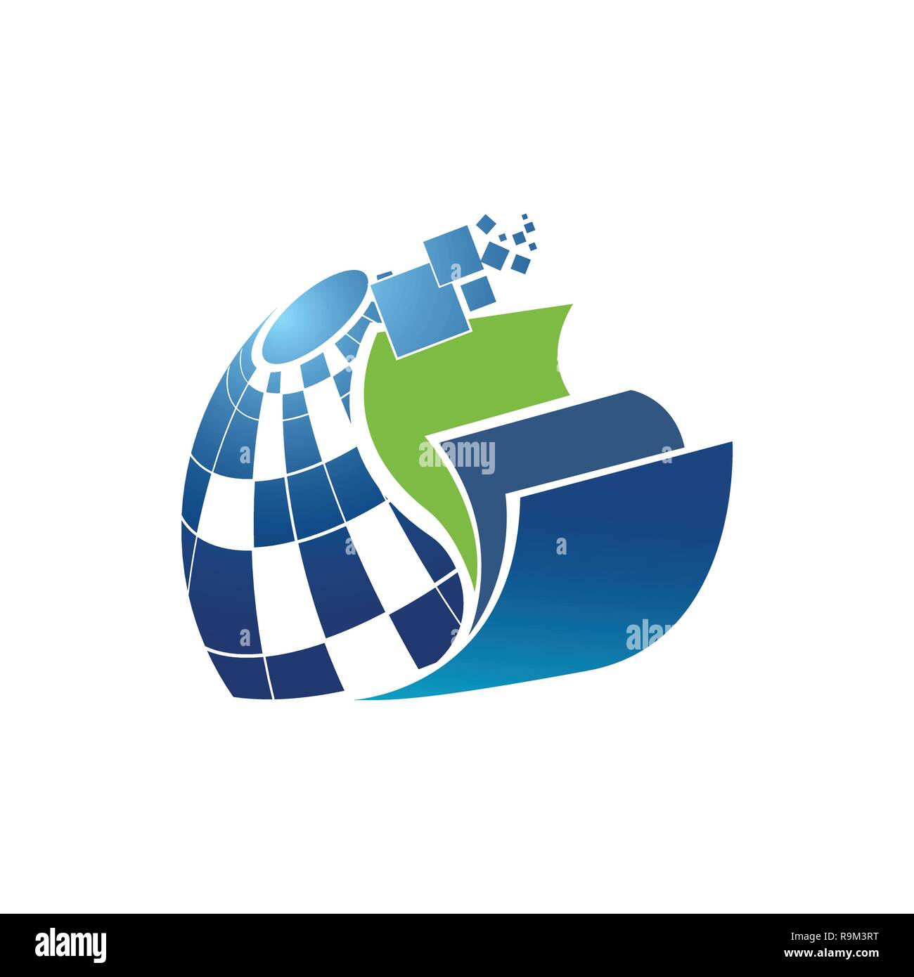 Creative brain abstract logo design Cut Out Stock Images & Pictures - Alamy