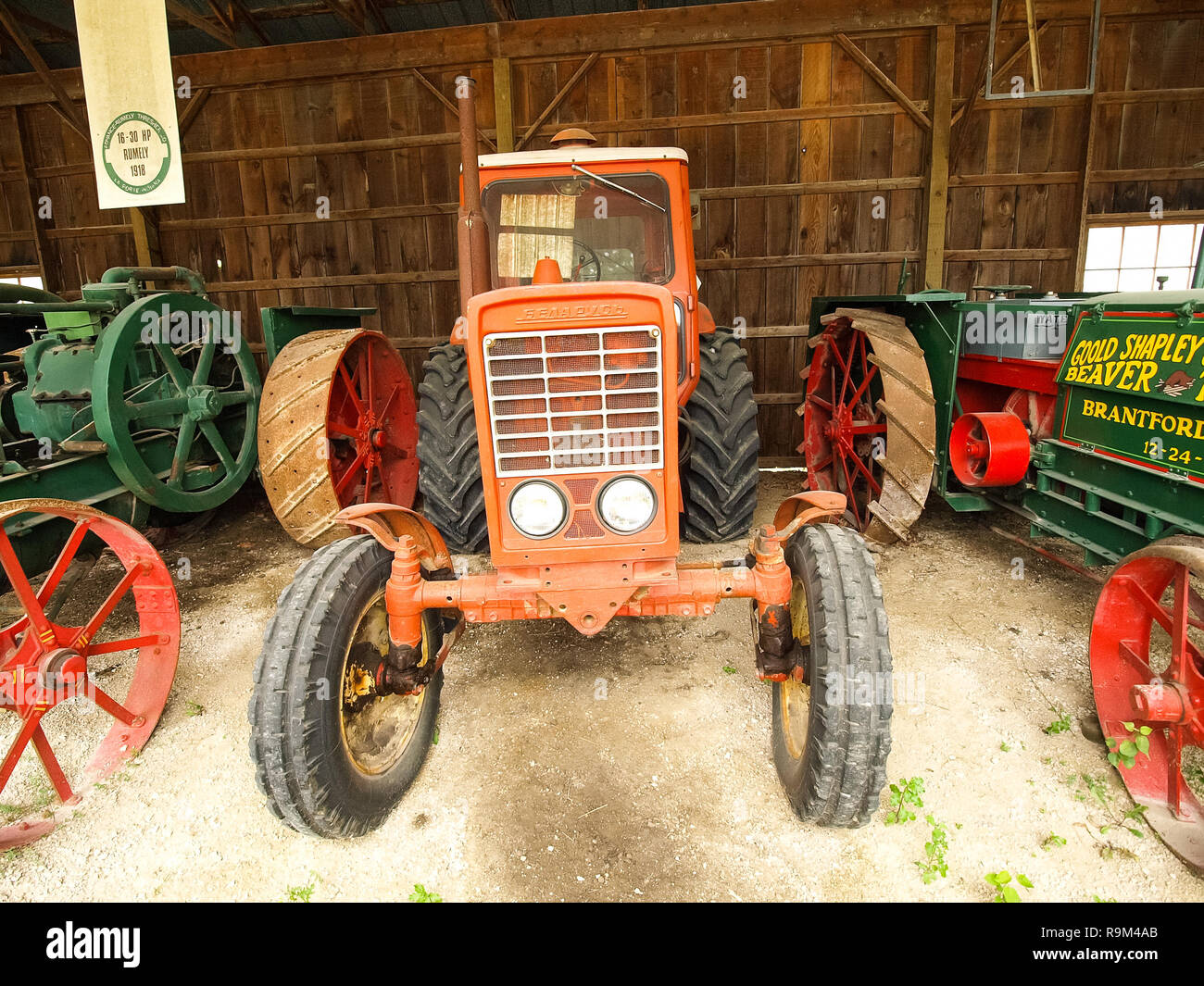 Hamburg, Germany - July 23, 2012: Antique Tractor Show exhibition ...