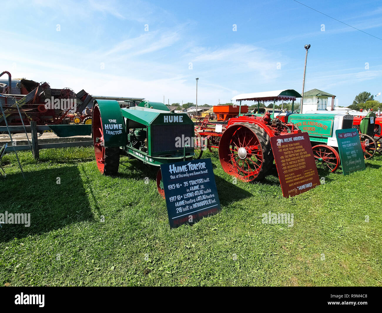 Hamburg, Germany - July 23, 2012: Antique Tractor Show exhibition ...