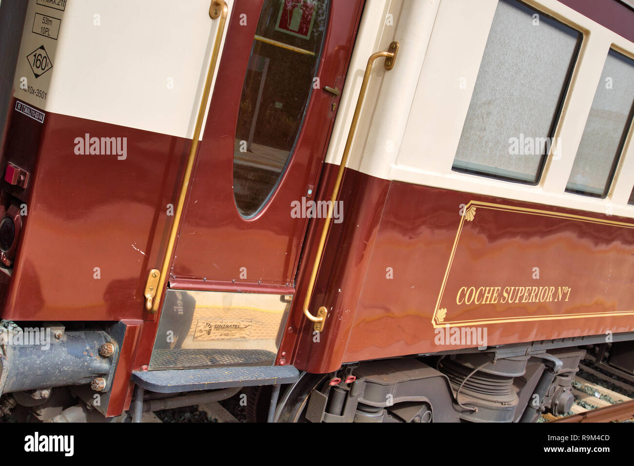 Ronda, Andalucia, Spain-October 20, 2017: Ronda Old Luxury Train at ...