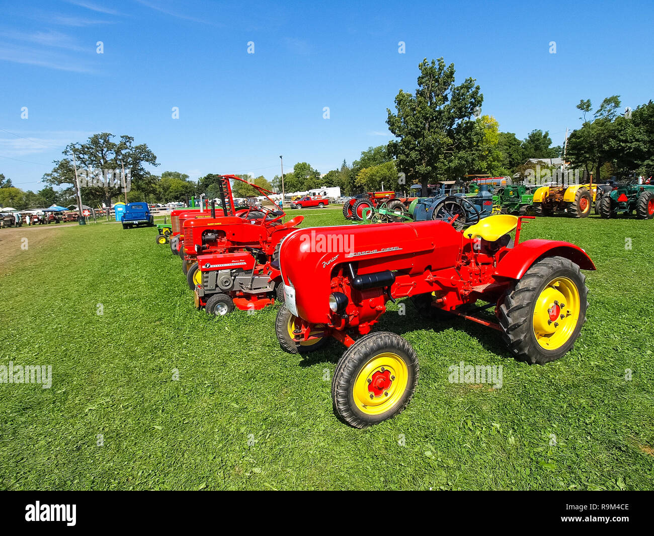 Hamburg, Germany - July 23, 2012: Antique Tractor Show exhibition ...