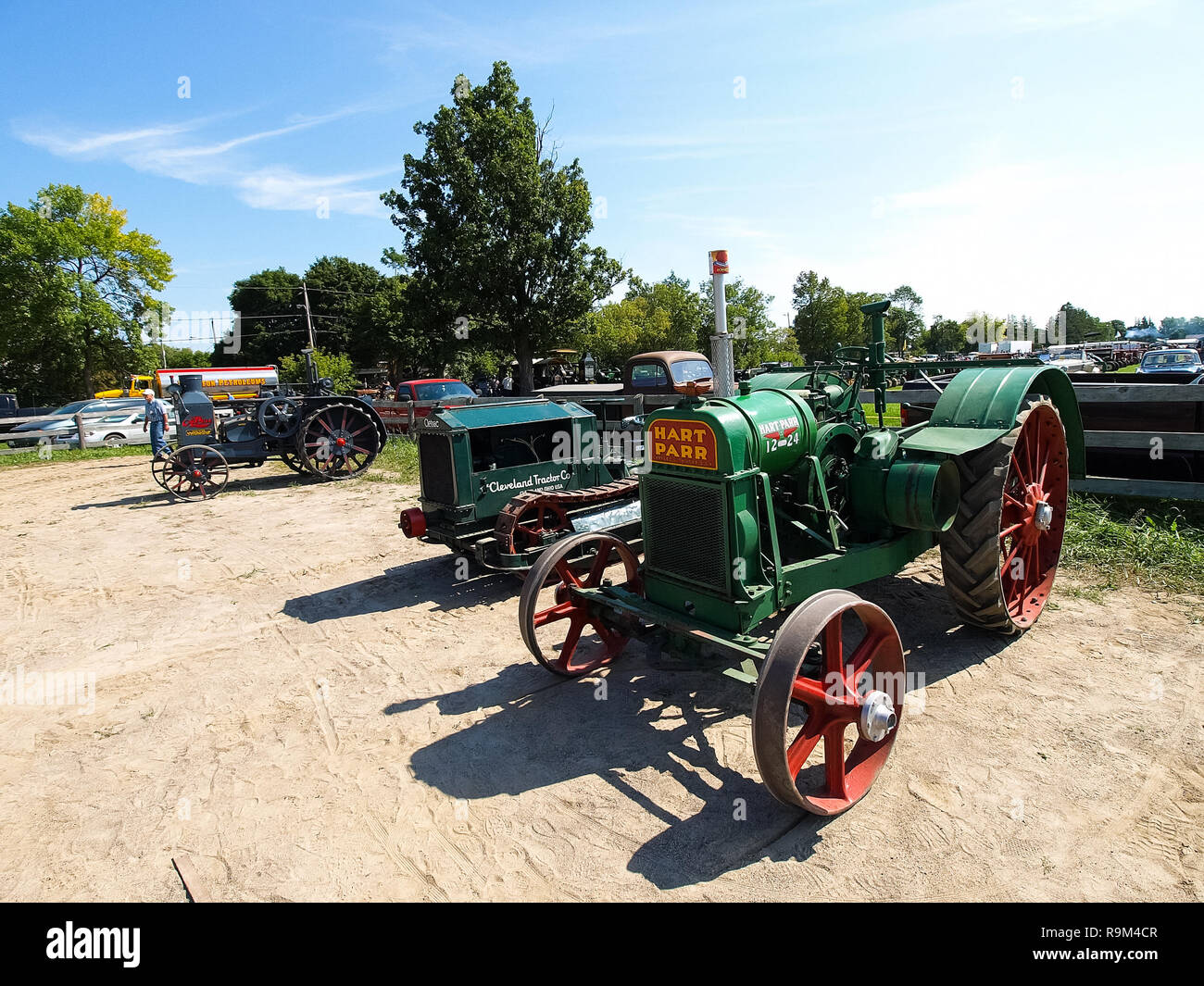 Hamburg, Germany - July 23, 2012: Antique Tractor Show exhibition ...