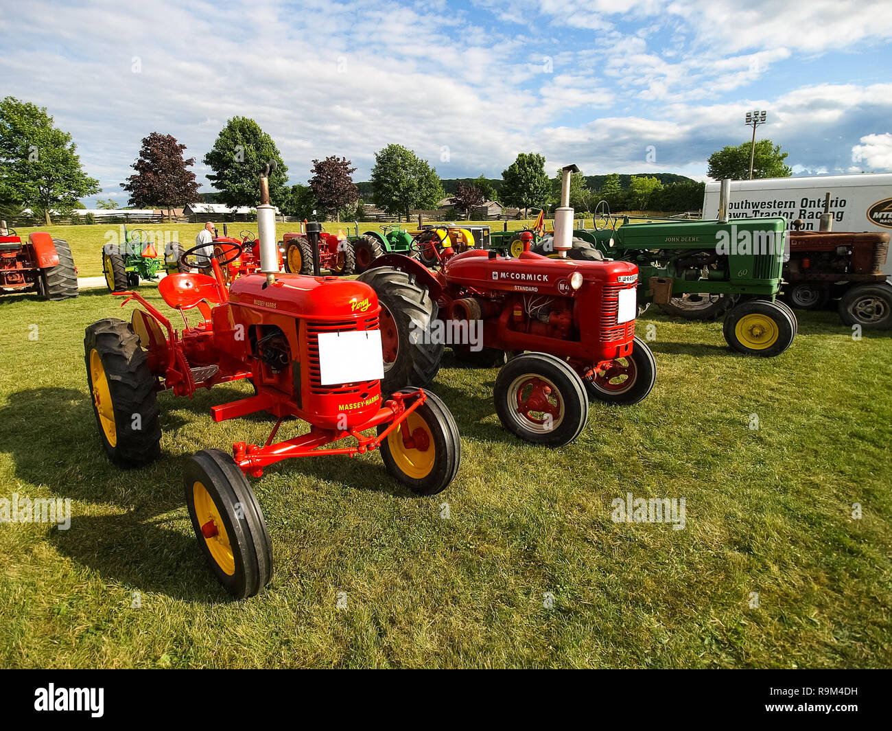 Hamburg, Germany - July 23, 2012: Antique Tractor Show exhibition ...