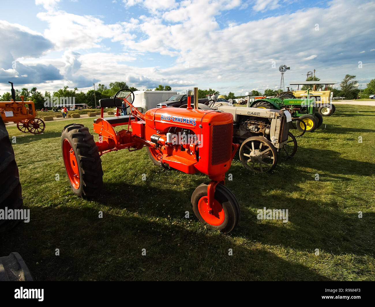 Hamburg, Germany - July 23, 2012: Antique Tractor Show exhibition ...