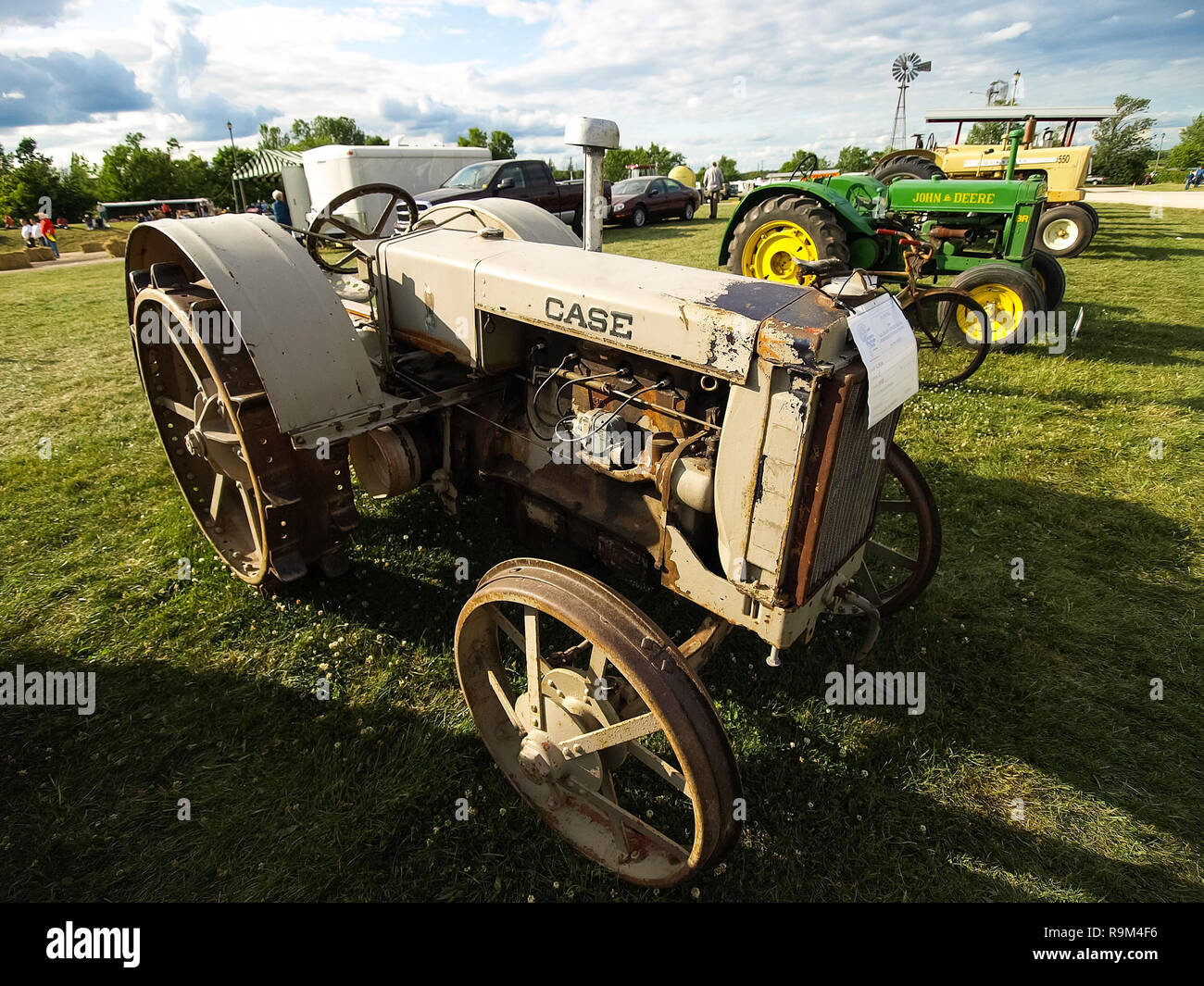 Hamburg, Germany - July 23, 2012: Antique Tractor Show exhibition ...