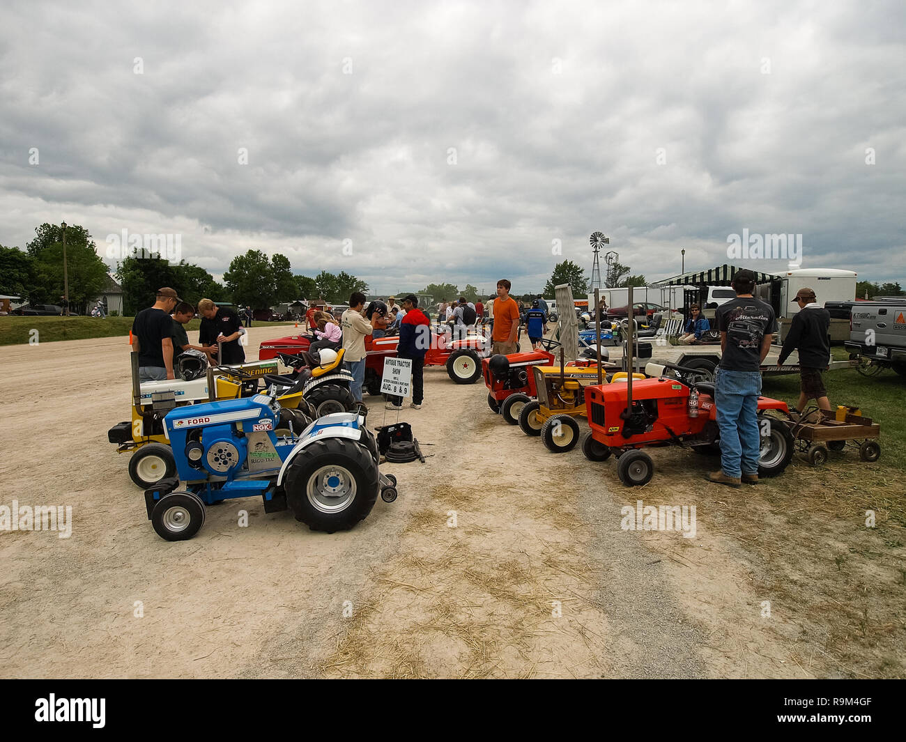 Hamburg, Germany - July 23, 2012: Antique Tractor Show exhibition ...