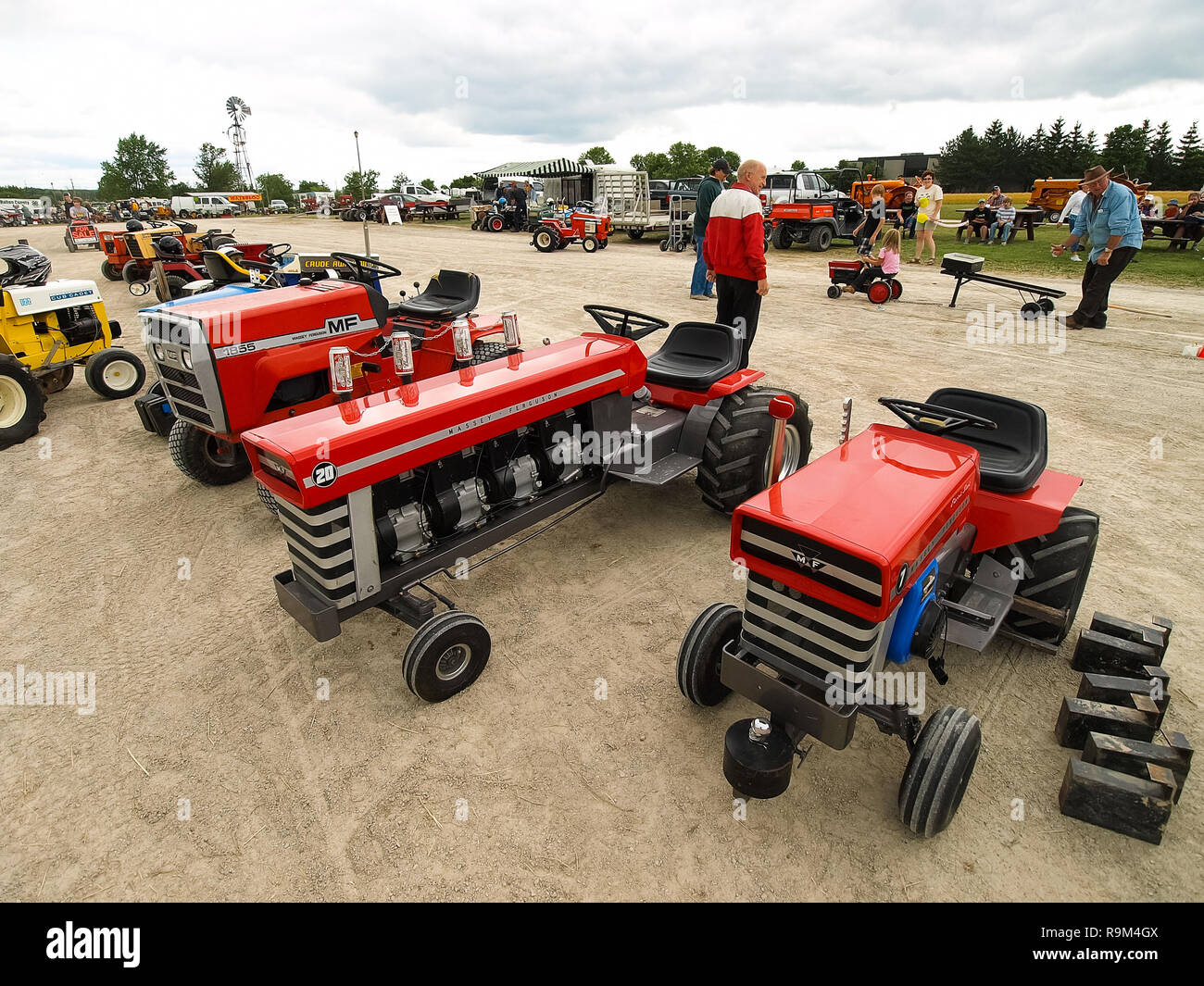 Hamburg, Germany - July 23, 2012: Antique Tractor Show exhibition ...