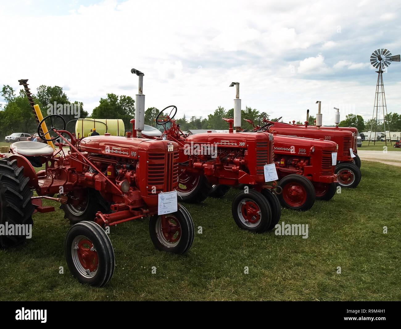 Hamburg, Germany - July 23, 2012: Antique Tractor Show exhibition ...