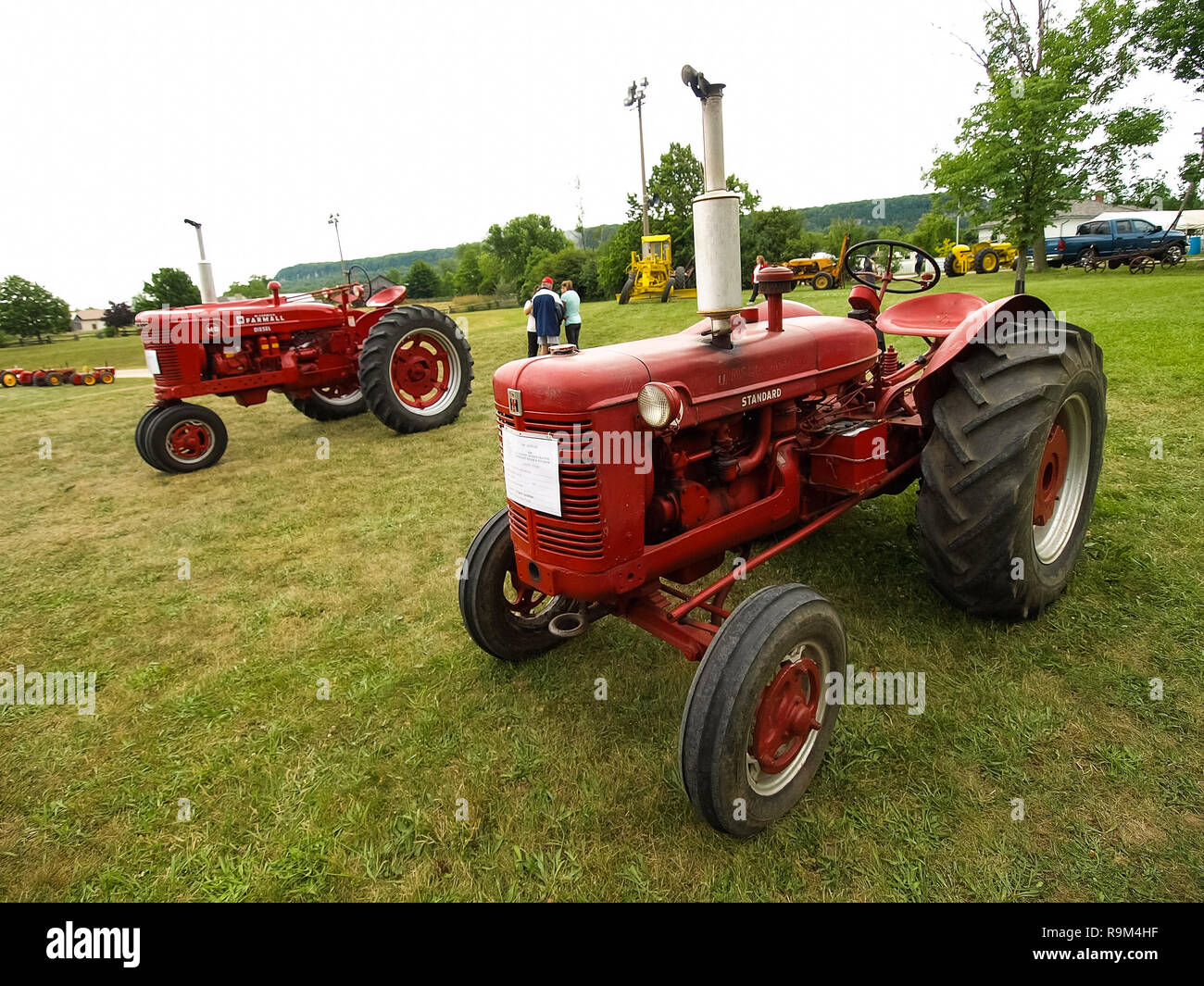 Hamburg, Germany - July 23, 2012: Antique Tractor Show exhibition ...