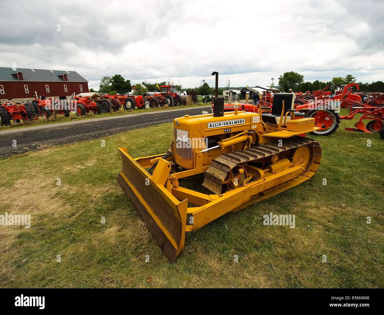 Hamburg, Germany - July 23, 2012: Antique Tractor Show exhibition ...