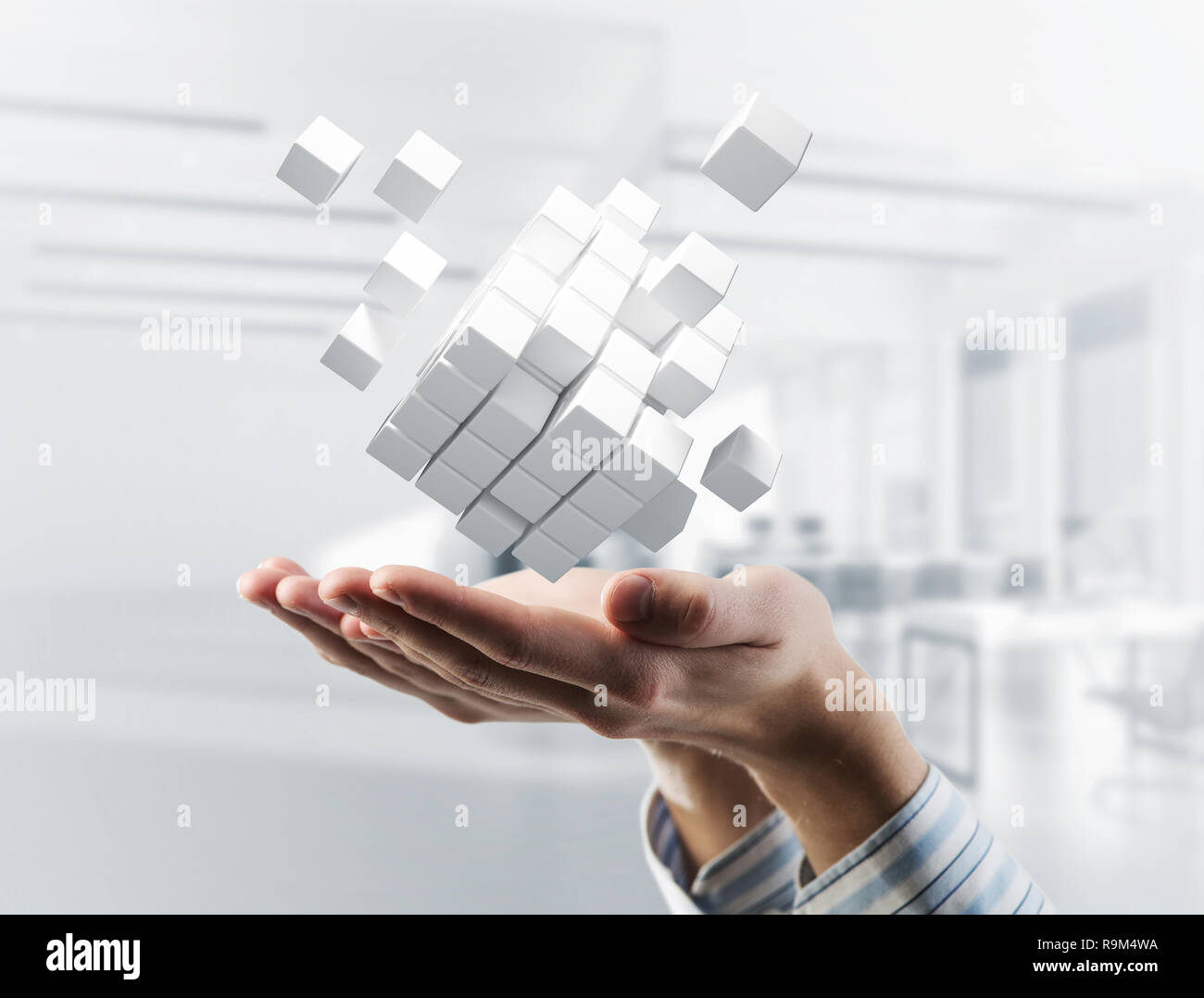 Concept of technology integration and innovation presented by cu Stock ...