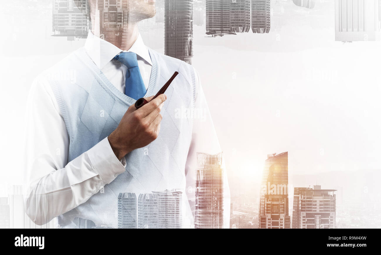 Successful smart businessman conceptual hi-res stock photography and ...