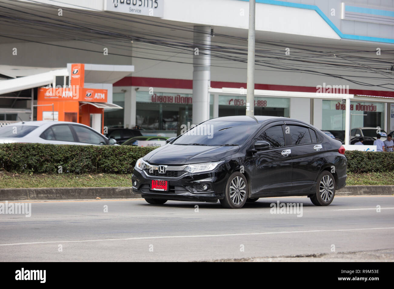 Chiangmai, Thailand - December 18 2018: Private Honda City Compact car ...