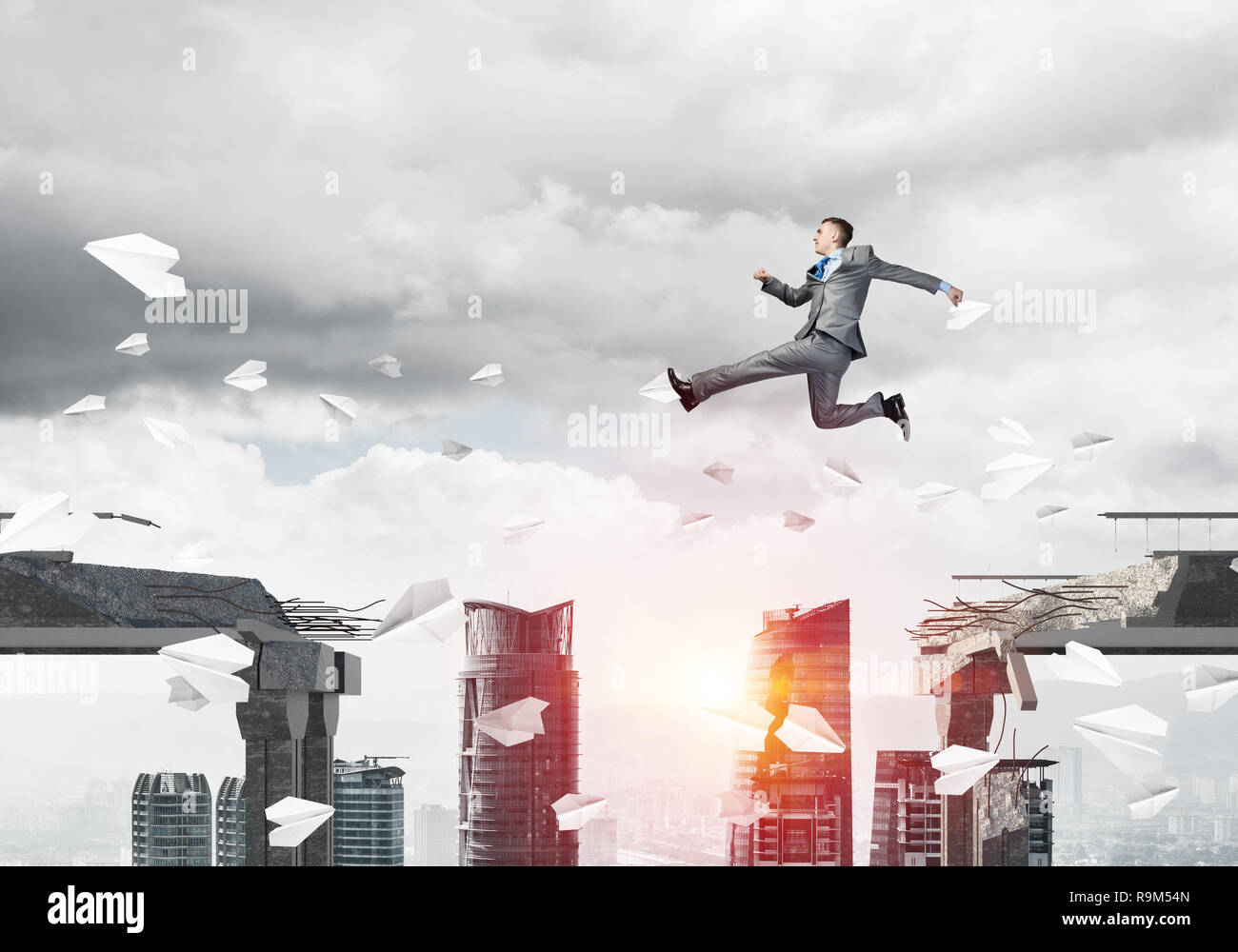 Problem and difficulties overcoming concept Stock Photo - Alamy