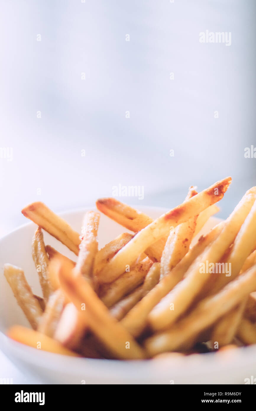 rustic food and homemade cooking styled concept - just cooked french ...