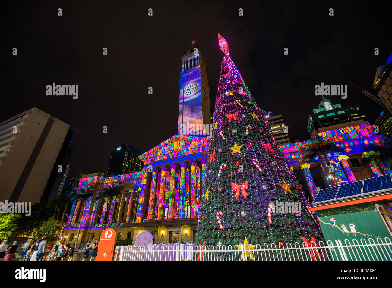 Historic brisbane city hall architecture hi-res stock photography and ...
