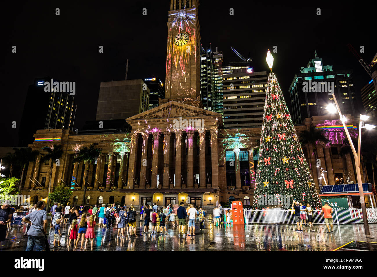 Historic brisbane city hall architecture hi-res stock photography and ...