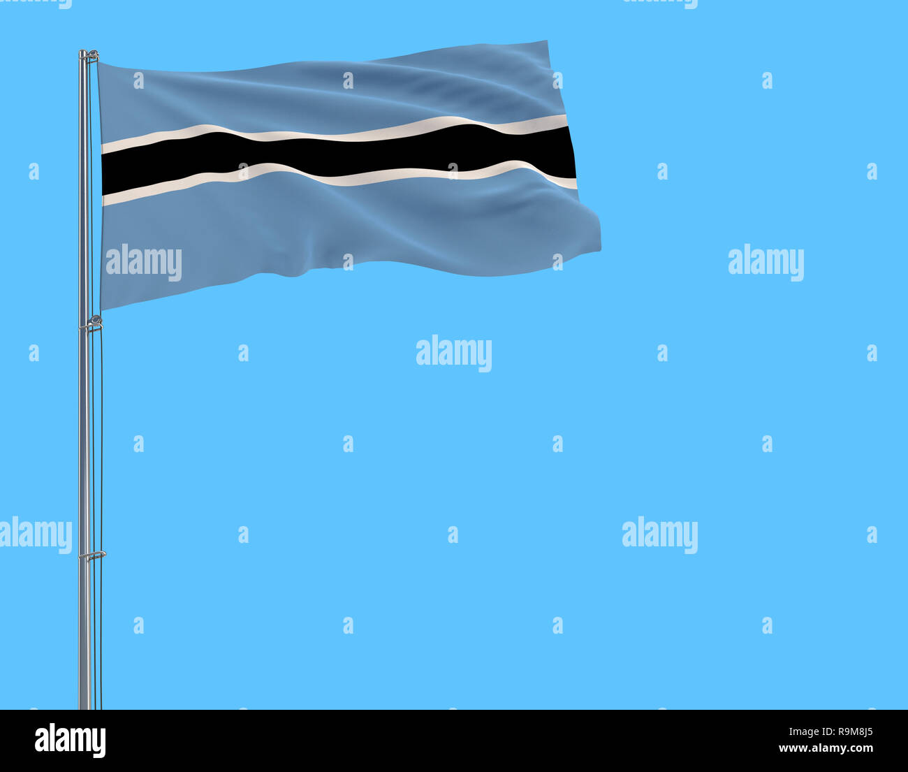 Botswana official flag hi-res stock photography and images - Alamy