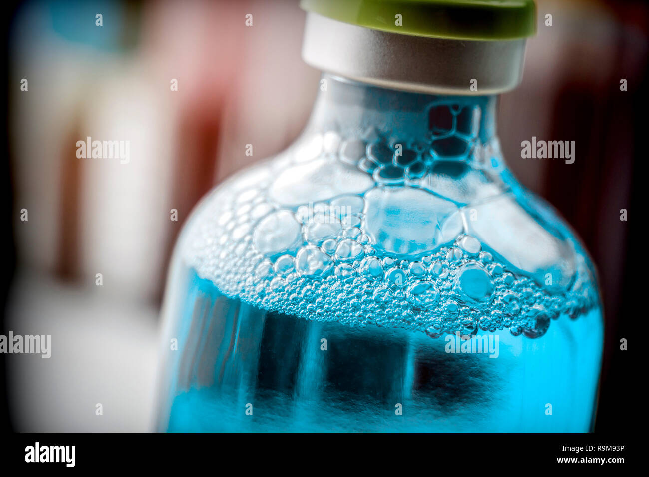 Medicine In Vial, Ready For Vaccine Injection, conceptual imagen Stock ...