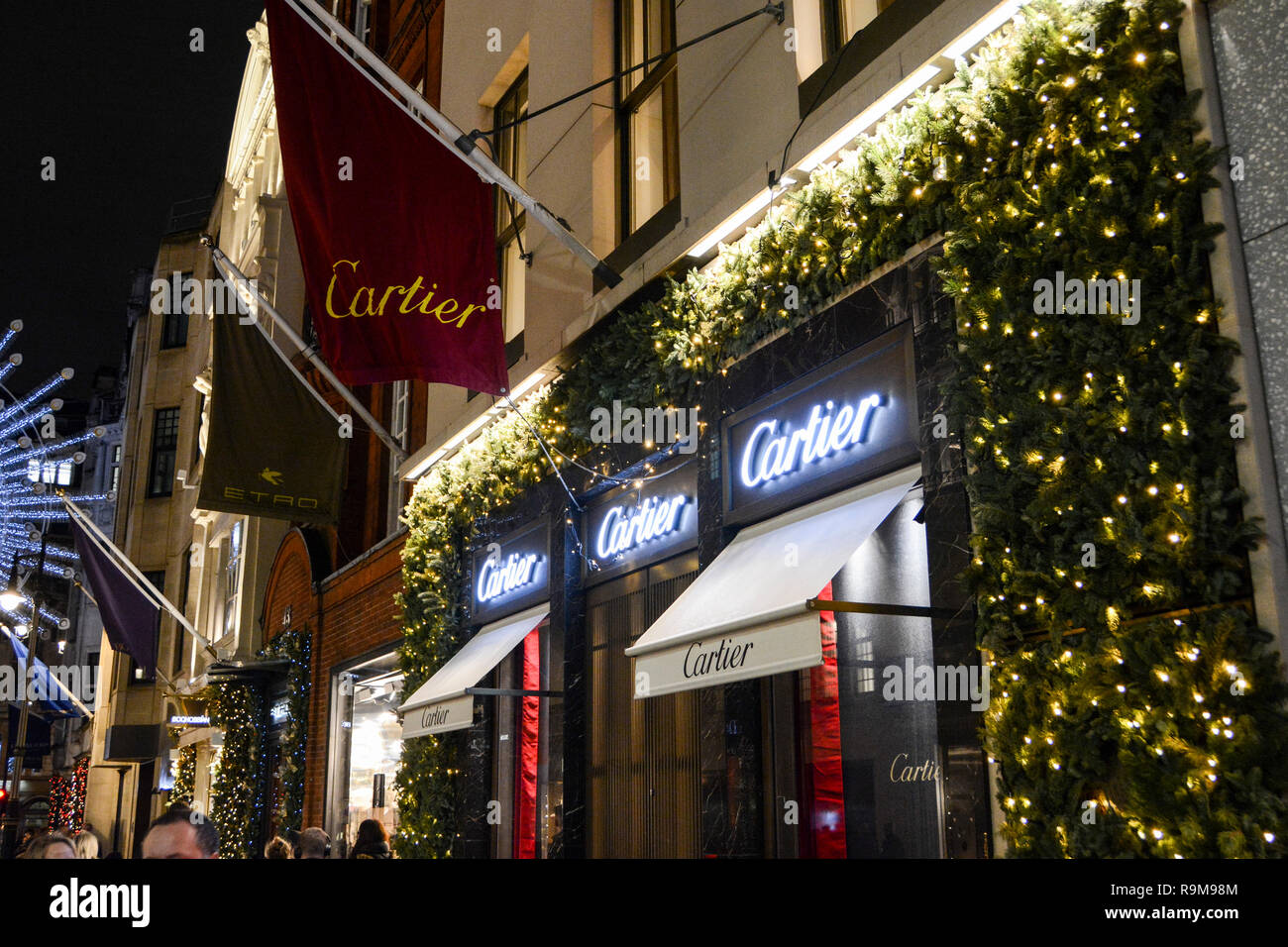 The Cartier flagship store on Old Bond Street, London, England, UK ...
