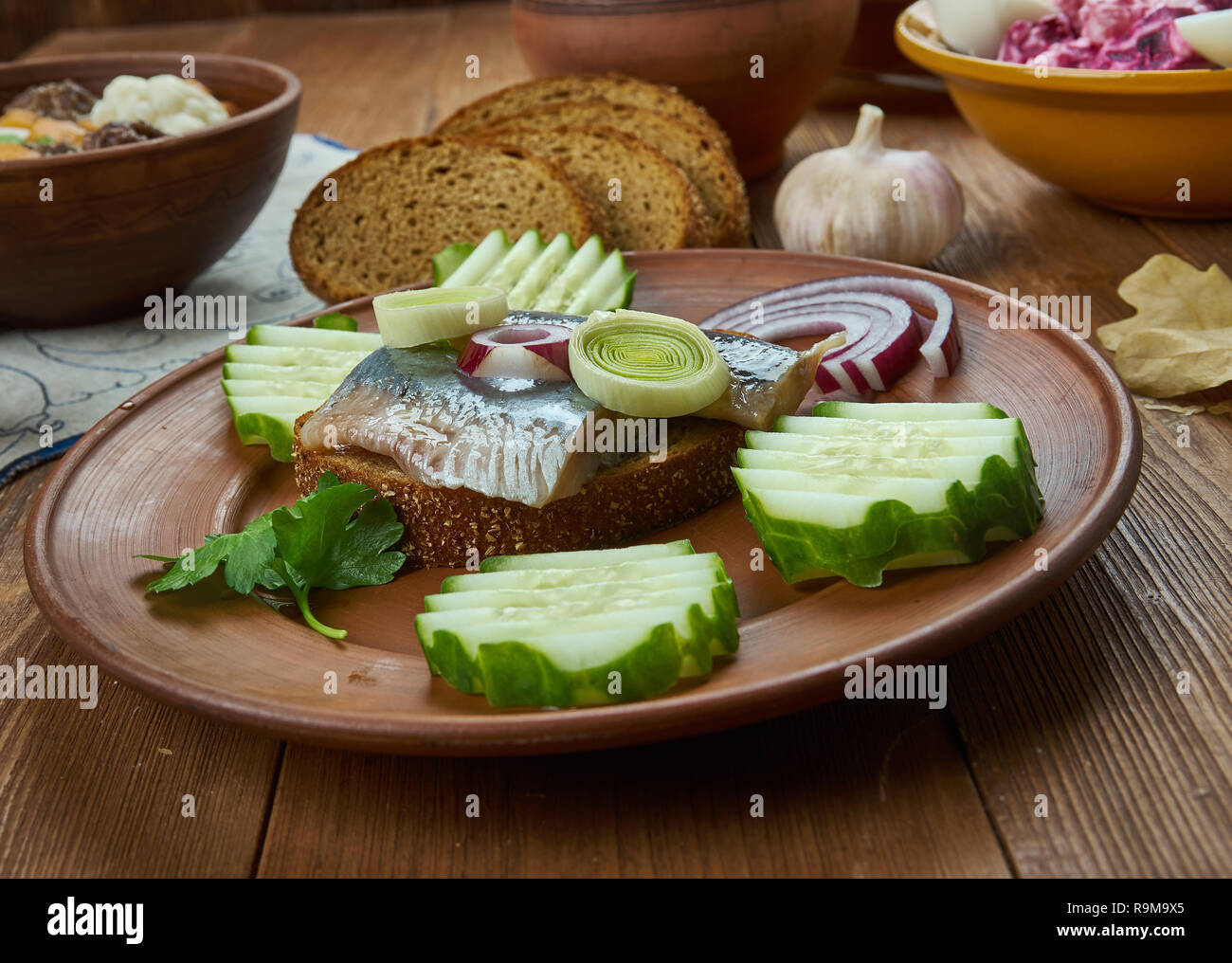 Kiluvoileib, Sprat Sandwich, Estonian cuisine, Traditional assorted ...