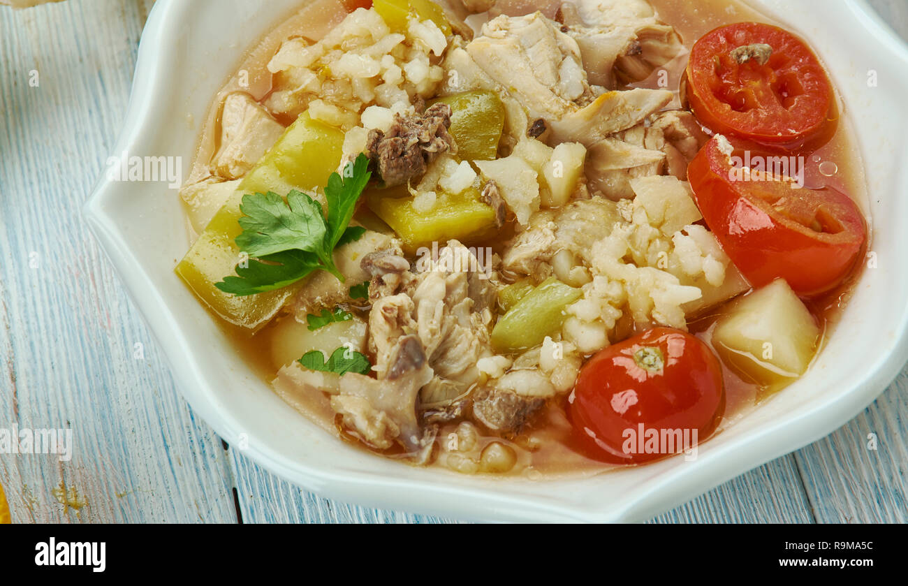 Creole Chicken Gumbo Soup , Creole cuisine, Traditional assorted dishes ...