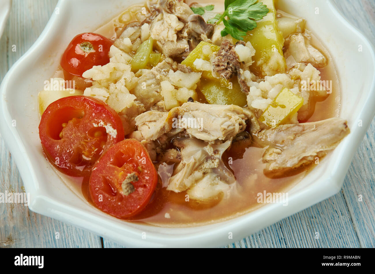 Creole Chicken Gumbo Soup , Creole cuisine, Traditional assorted dishes ...