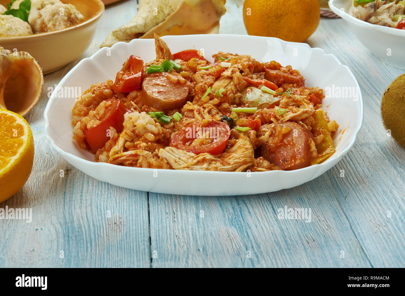 Turkey Bone Gumbo, Creole , cuisine, Traditional assorted dishes, Top ...