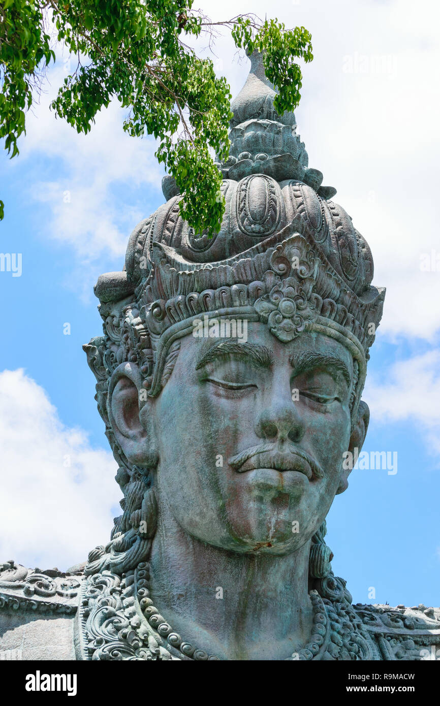 Head of vishnu statue at garuda wisnu kencana cultural park hi-res ...