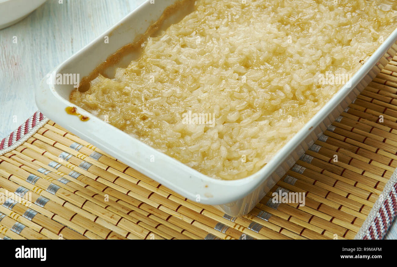 Biko , (Filipino Sweet Sticky Rice, Filipino cuisine, Traditional ...