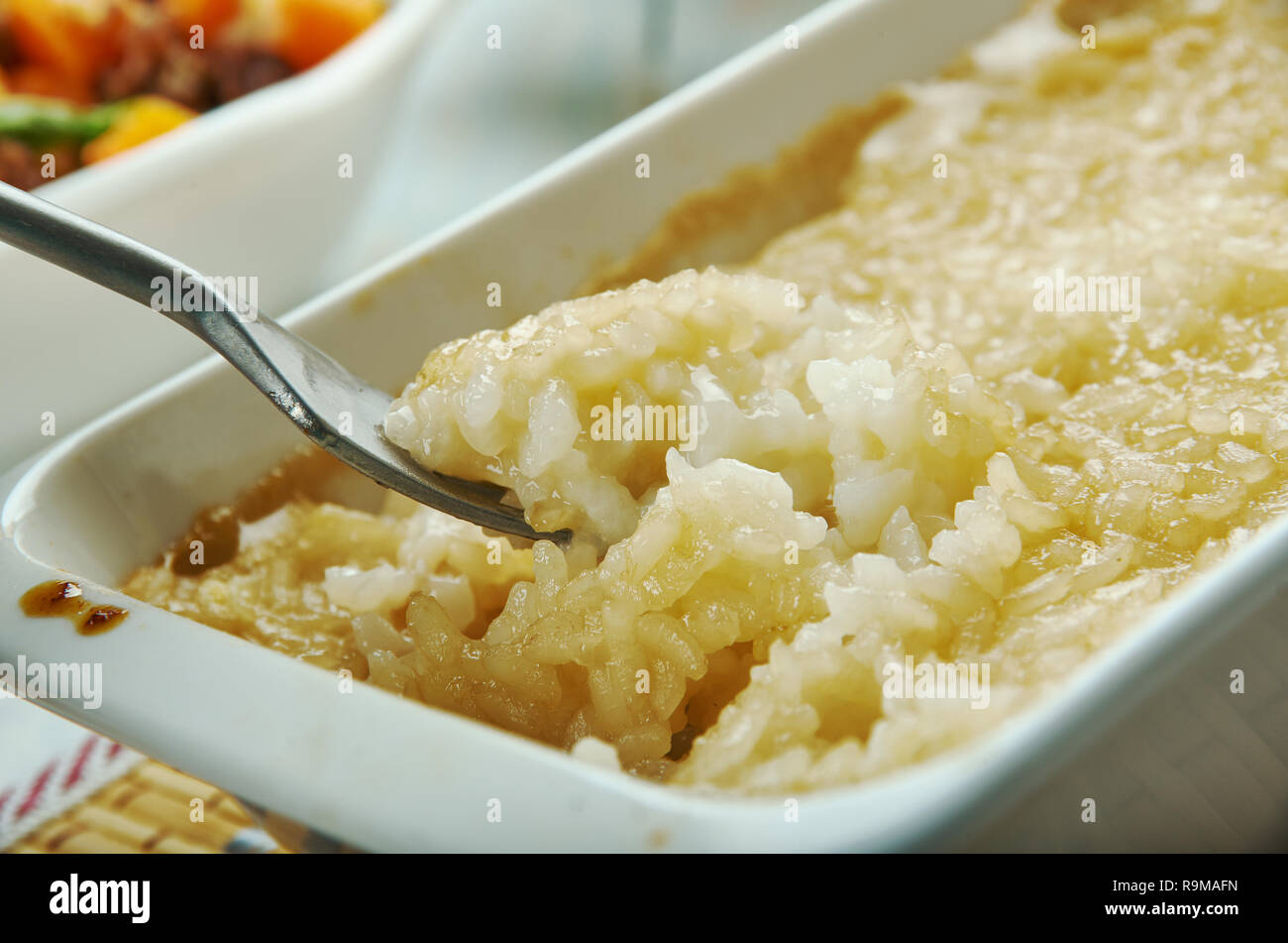 Biko , (Filipino Sweet Sticky Rice, Filipino cuisine, Traditional ...