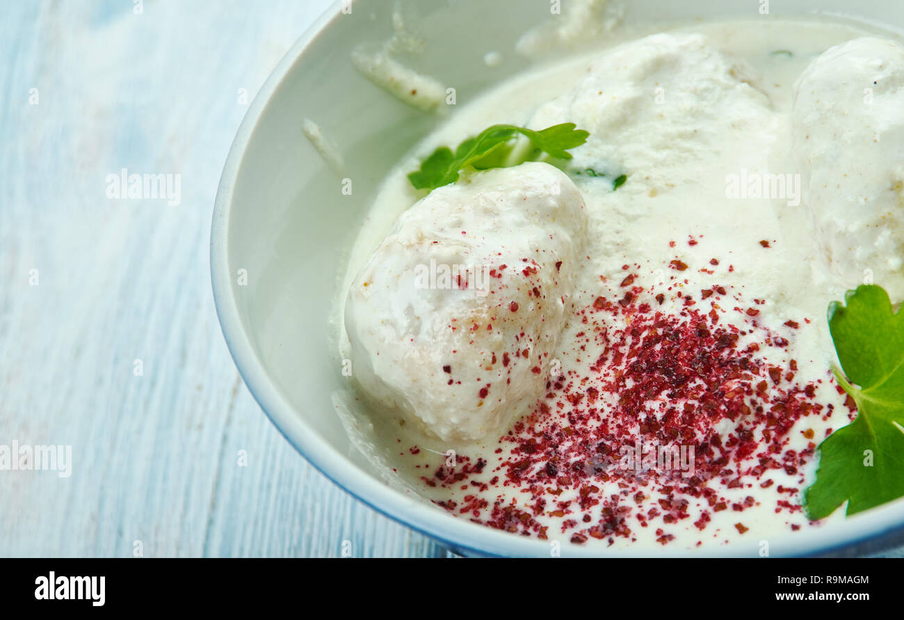 Kashmiri Goshtaba, Creamy Lamb Meatballs, popular Kashmiri dish Indian ...