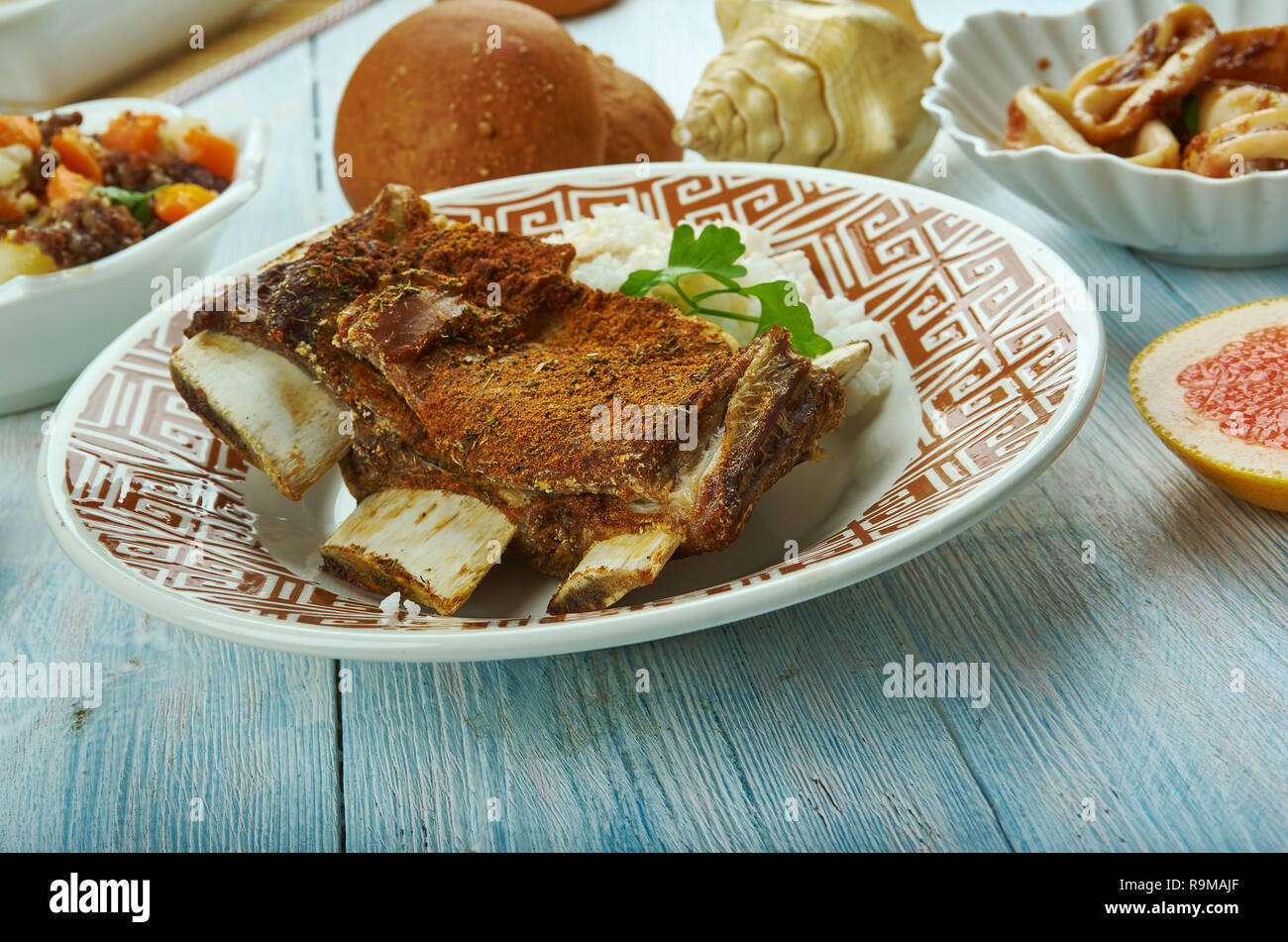 Crispy tadyang ng baka, deep-fried beef ribs, Filipino cuisine ...