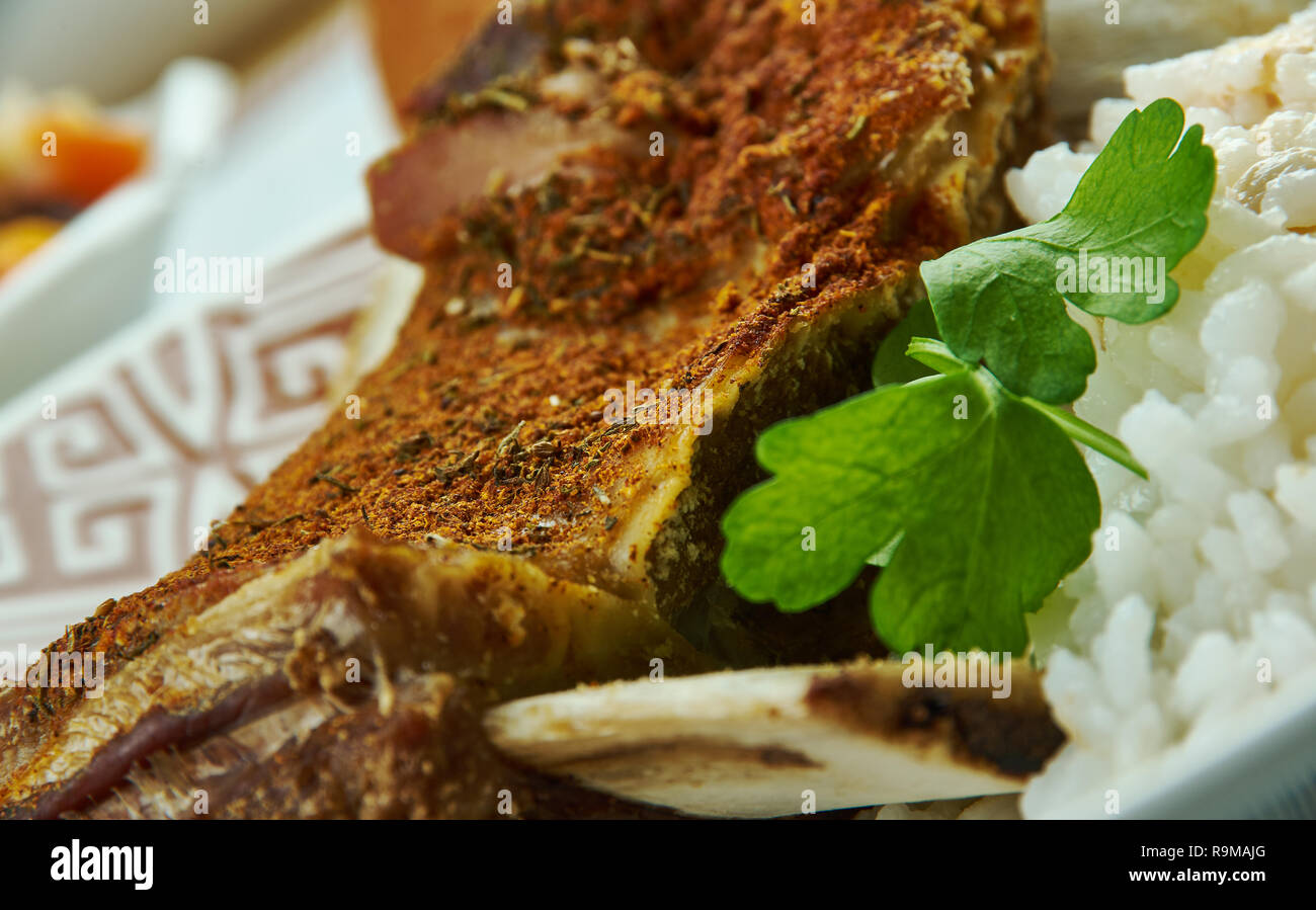 Crispy tadyang ng baka, deep-fried beef ribs, Filipino cuisine ...