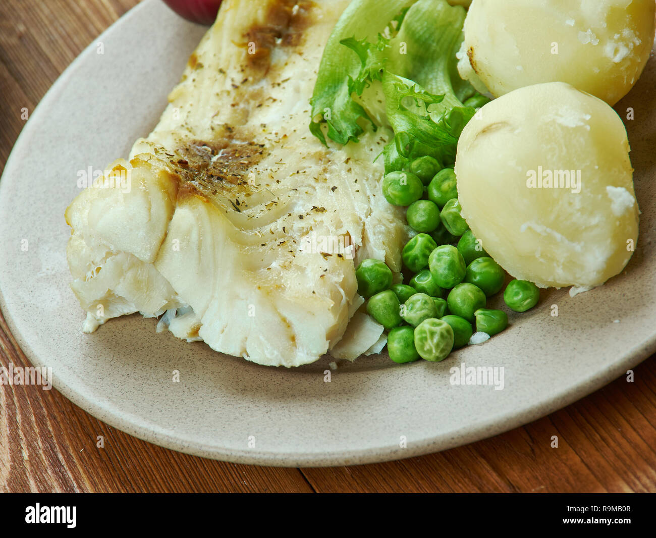 Persetorsk, traditional cod dish, Norwegian cuisine, Traditional ...