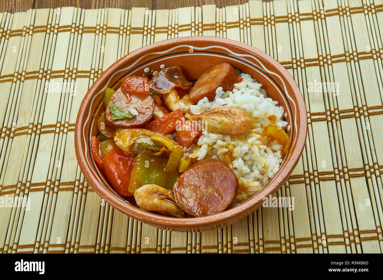 Authentic New Orleans Style Gumbo Is Real Cajun Stock Photo - Alamy