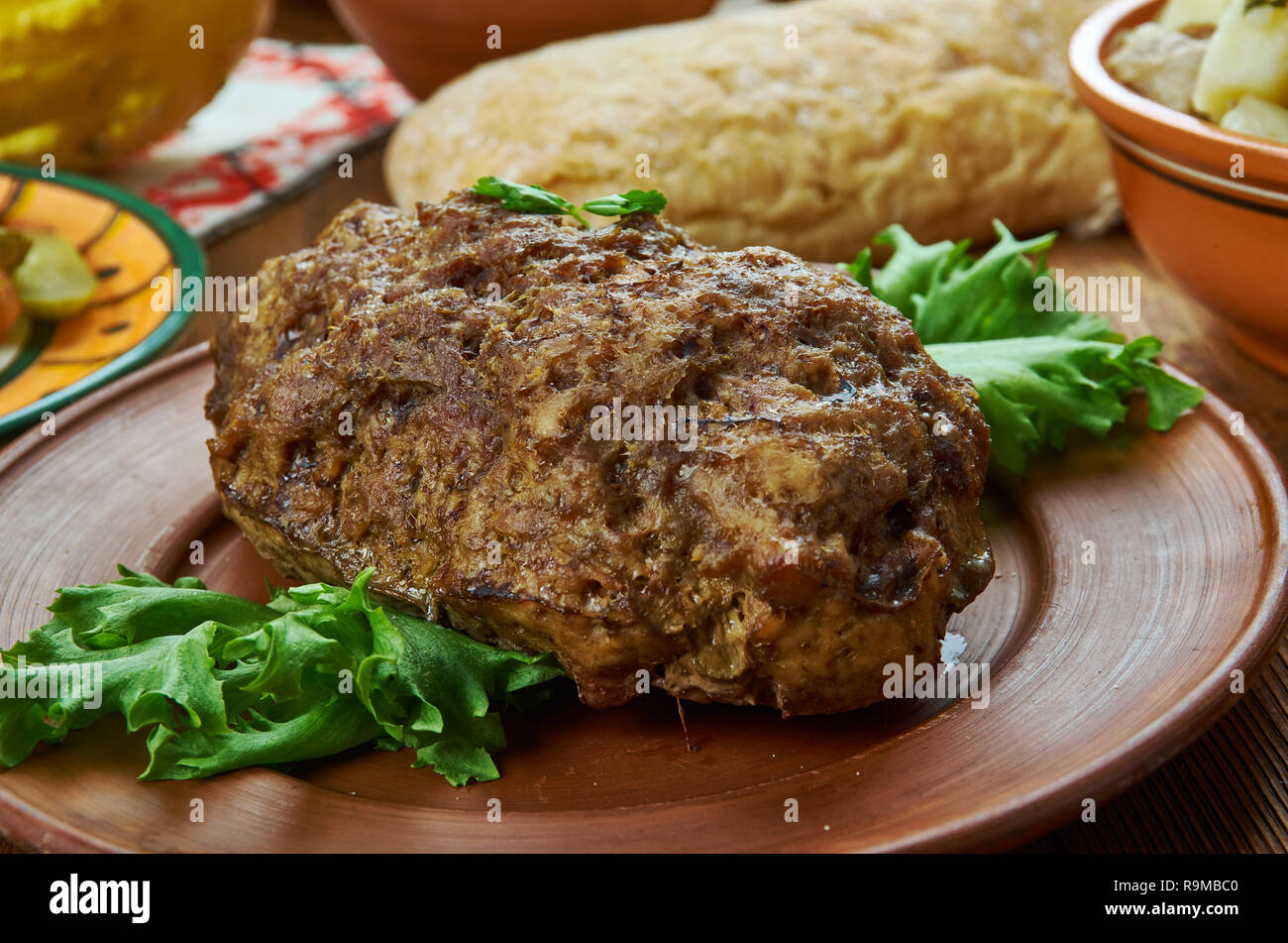 Forloren Hare, Danish Meat Loaf, Danish cuisine, Traditional assorted ...