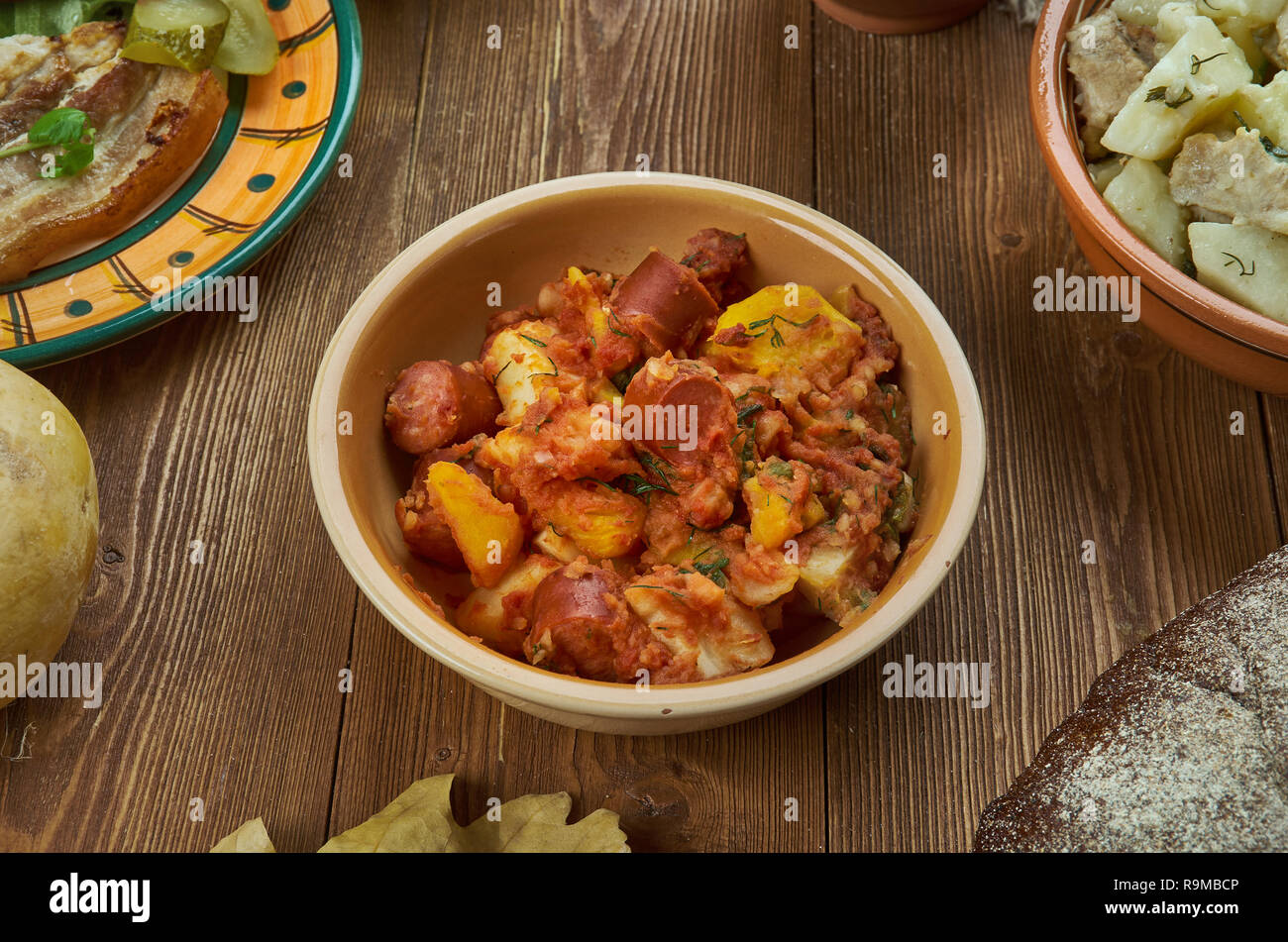 Svensk polseret, Swedish sausage and potato stew, Danish homemade ...
