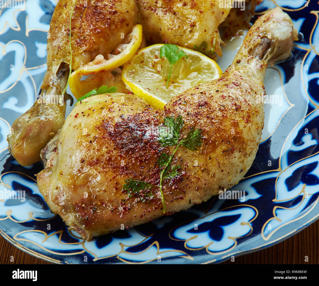 Iraqi Yellow Spice-Rubbed Chicken - Djaj Bil-Bahar Il-Asfar Stock Photo ...