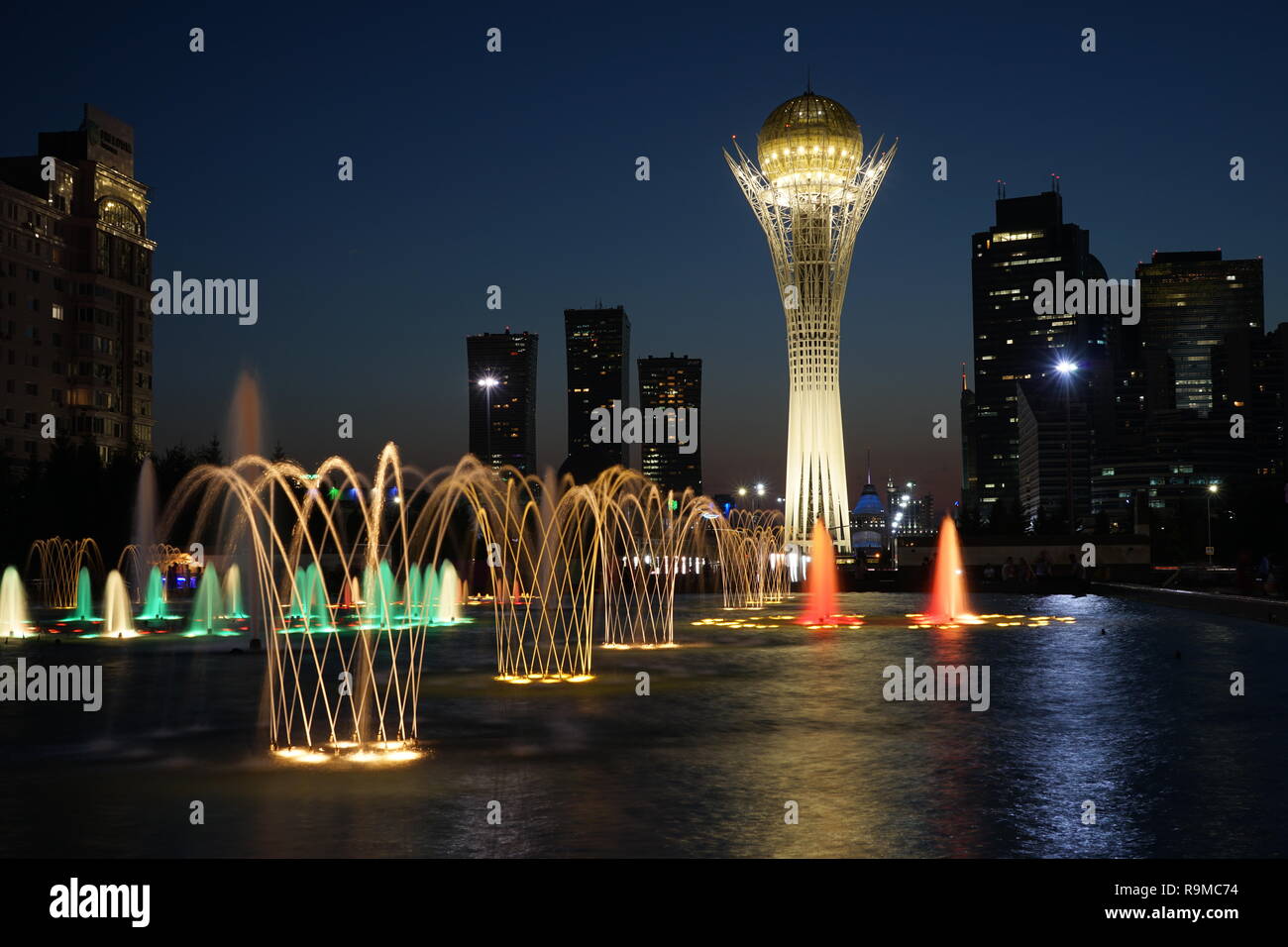 Astana baiterek observation tower hi-res stock photography and images ...
