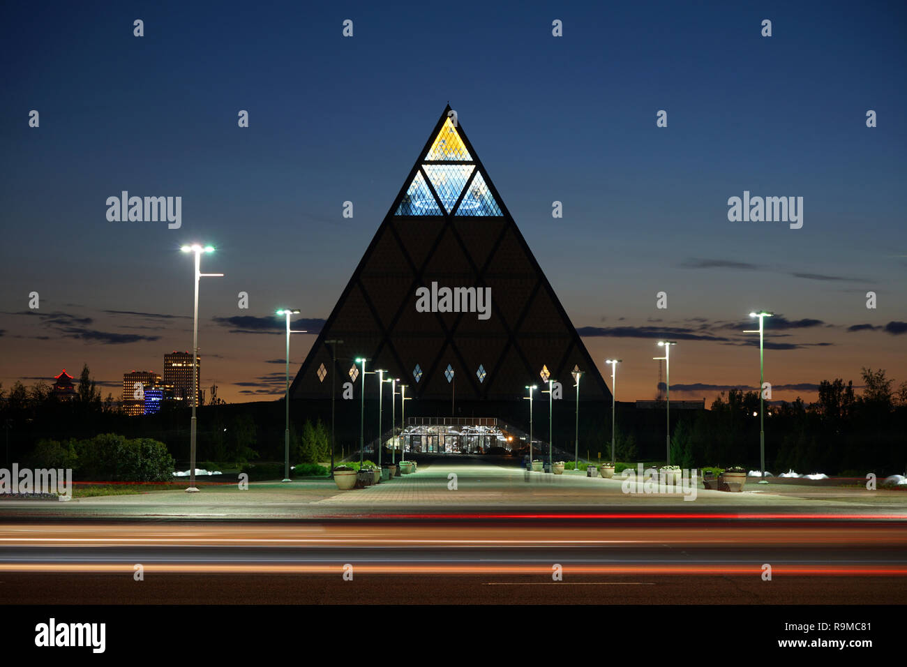 The Pyramid of Peace and Reconciliation in Astana, Kazakhstan, designed ...