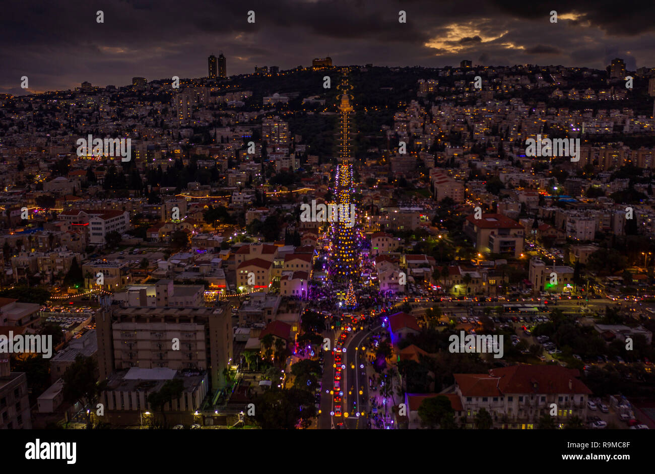 Haifa aerial view Stock Photo - Alamy