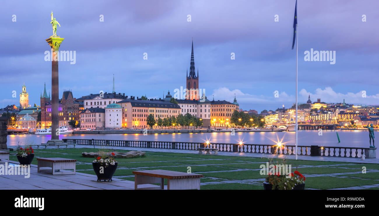 Stockholm gamla stan night hi-res stock photography and images - Alamy