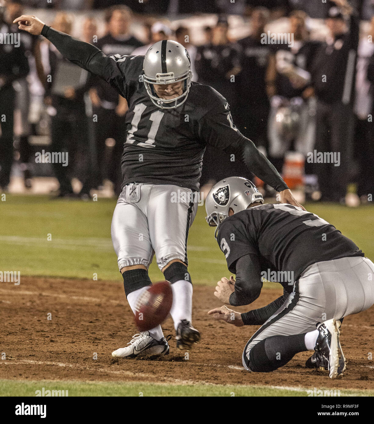 Oakland, California, USA. 10th Sep, 2012. With Oakland Raiders punter ...