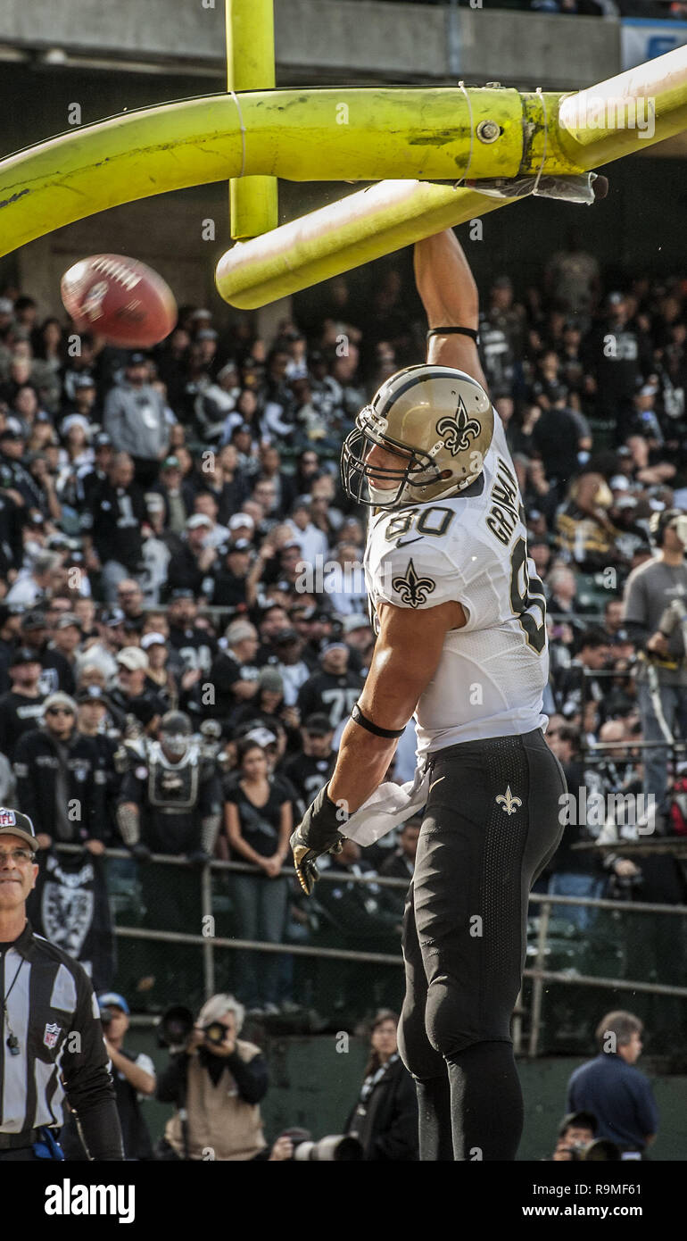 Oakland, California, USA. 18th Nov, 2012. New Orleans Saints tight end ...