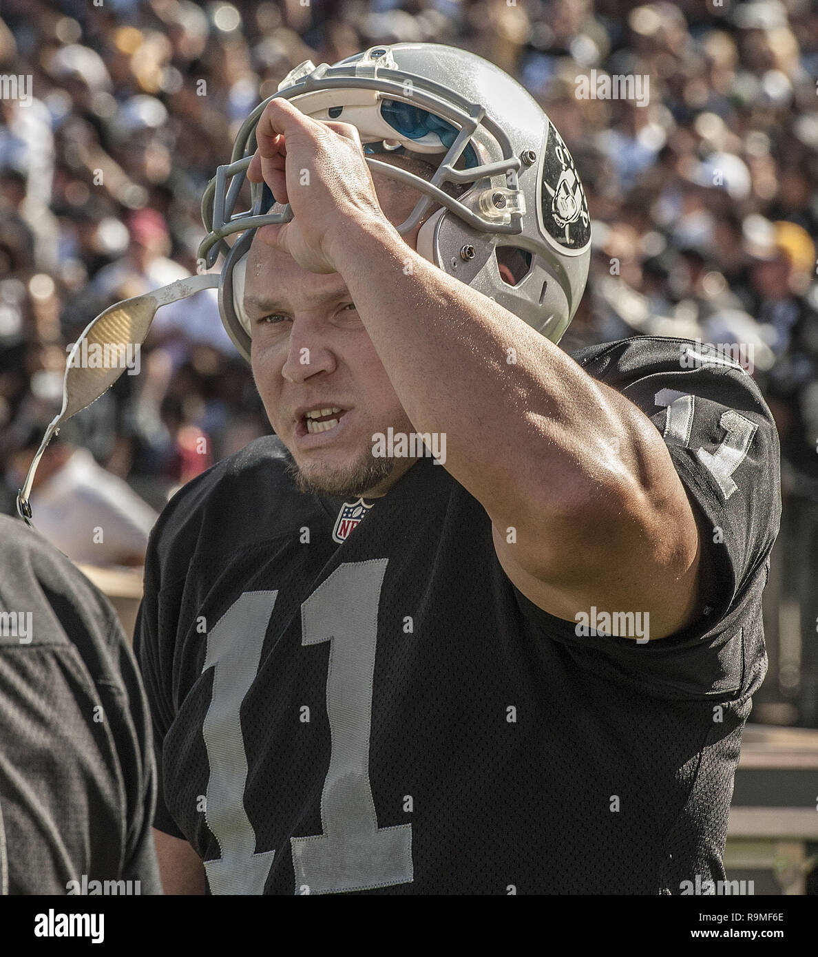 Oakland, California, USA. 23rd Sep, 2012. Oakland Raiders kicker ...