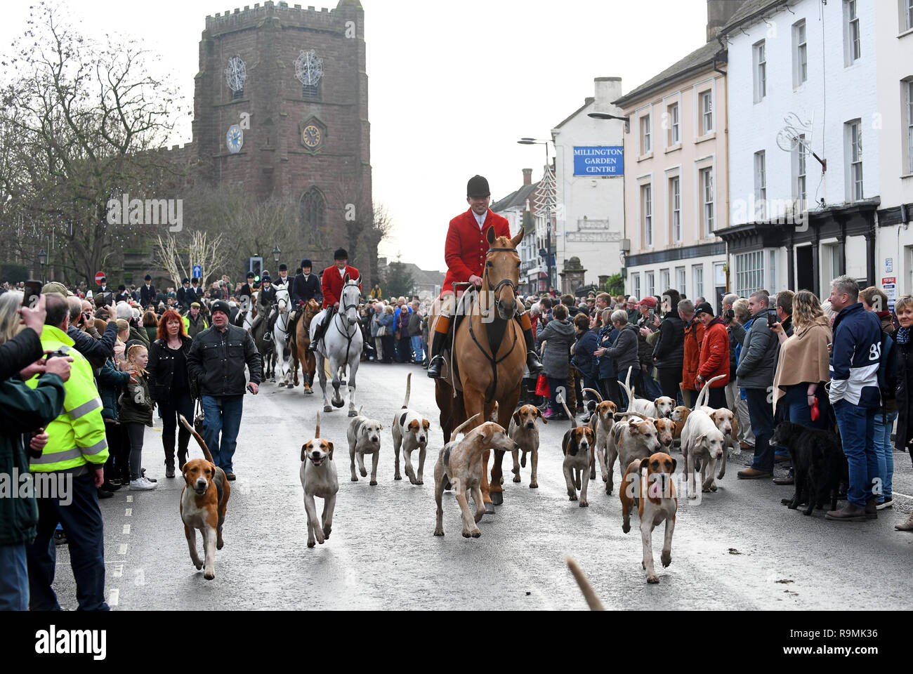 Newport, Shropshire, UK. 26th December, 2018. Albrighton Hunt Boxing ...