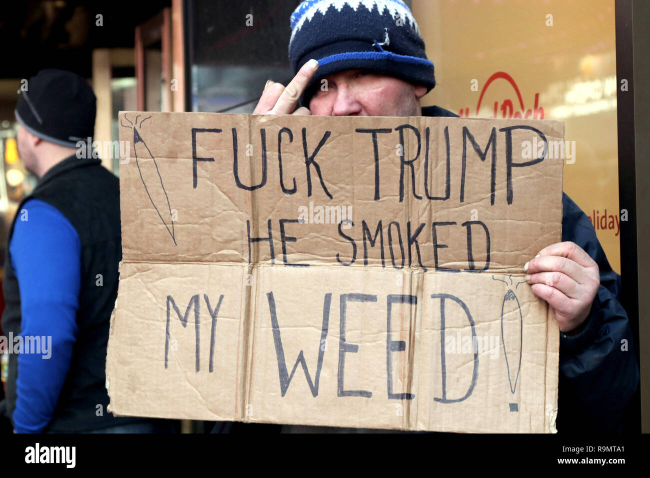 Trump smoke weed hi-res stock photography and images - Alamy