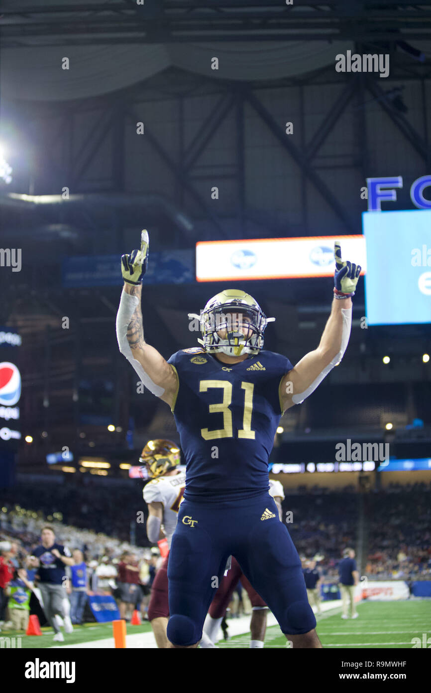 Detroit, Michigan, USA. 26th Dec, 2018. Georgia Tech Yellow Jackets ...